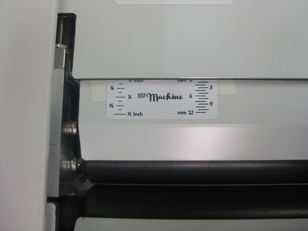 Lucy Clay Machine sticker adjustment – Polymer Clay Journey