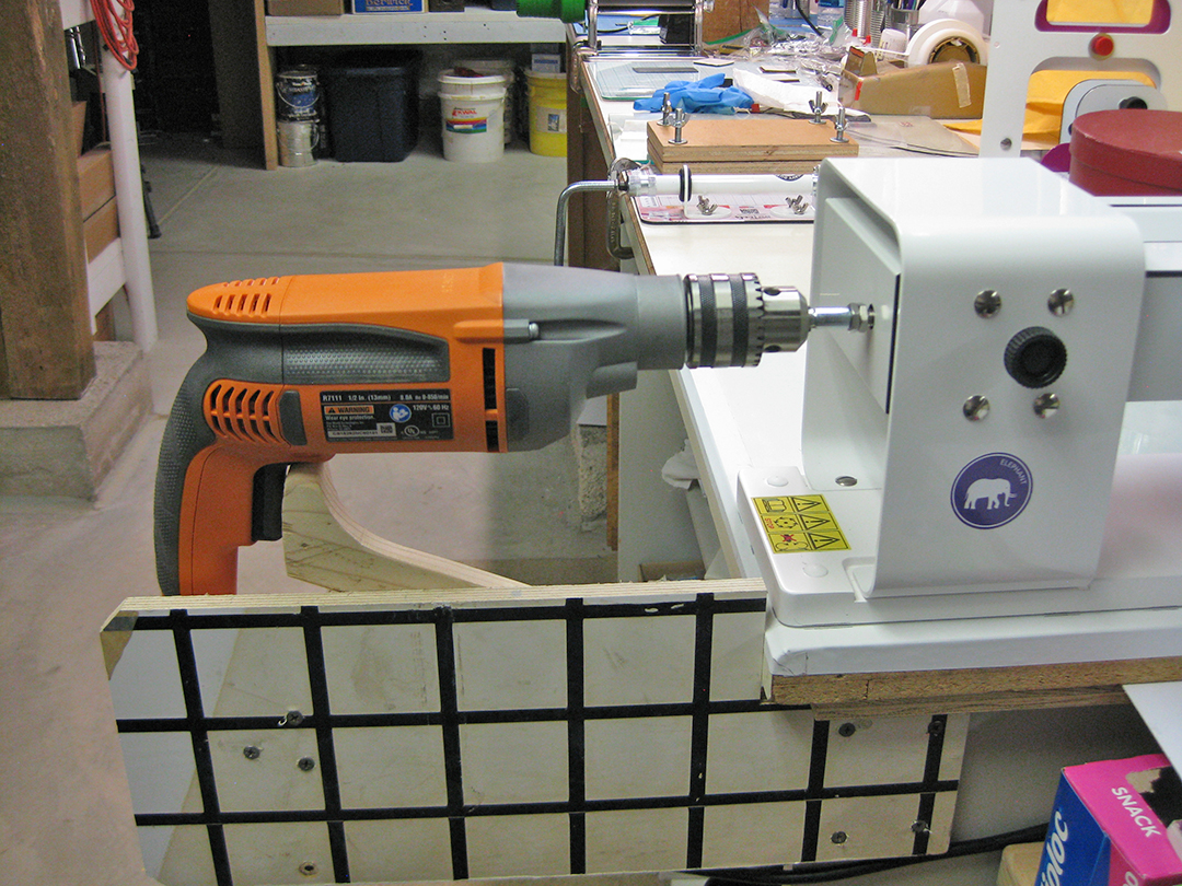 Electric drill setup for Lucy Clay Machine – Polymer Clay Journey