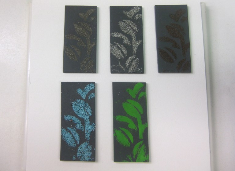 Comparing Embossing Powders and EFColor Low Temperature Enamels on ...