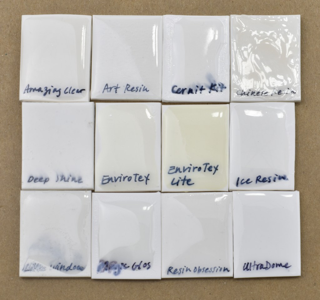 Resin Yellowing Test – Polymer Clay Journey