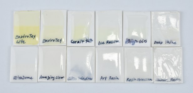 Resin Yellowing Test – Polymer Clay Journey