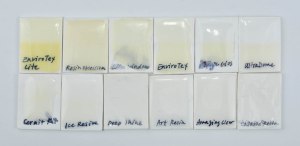 Resin Yellowing Test – Polymer Clay Journey