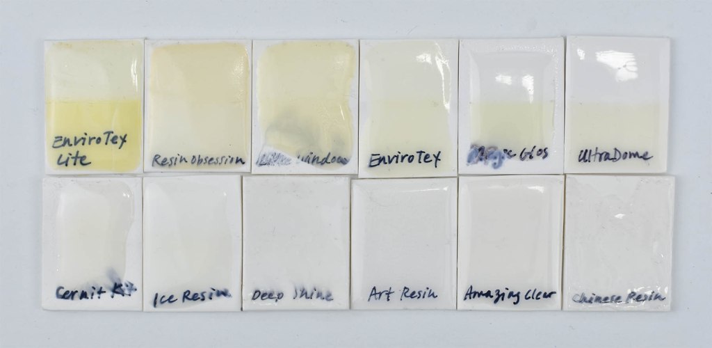 Resin Yellowing Test – Polymer Clay Journey